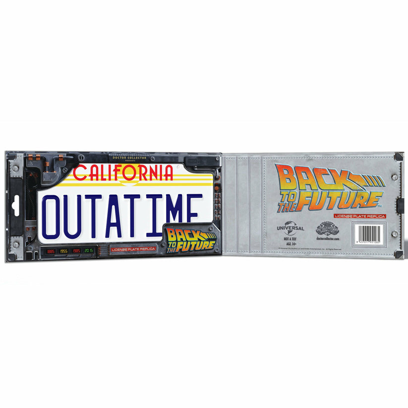 Back to the Future Outatime License Plate Replica - – Back to the Future™