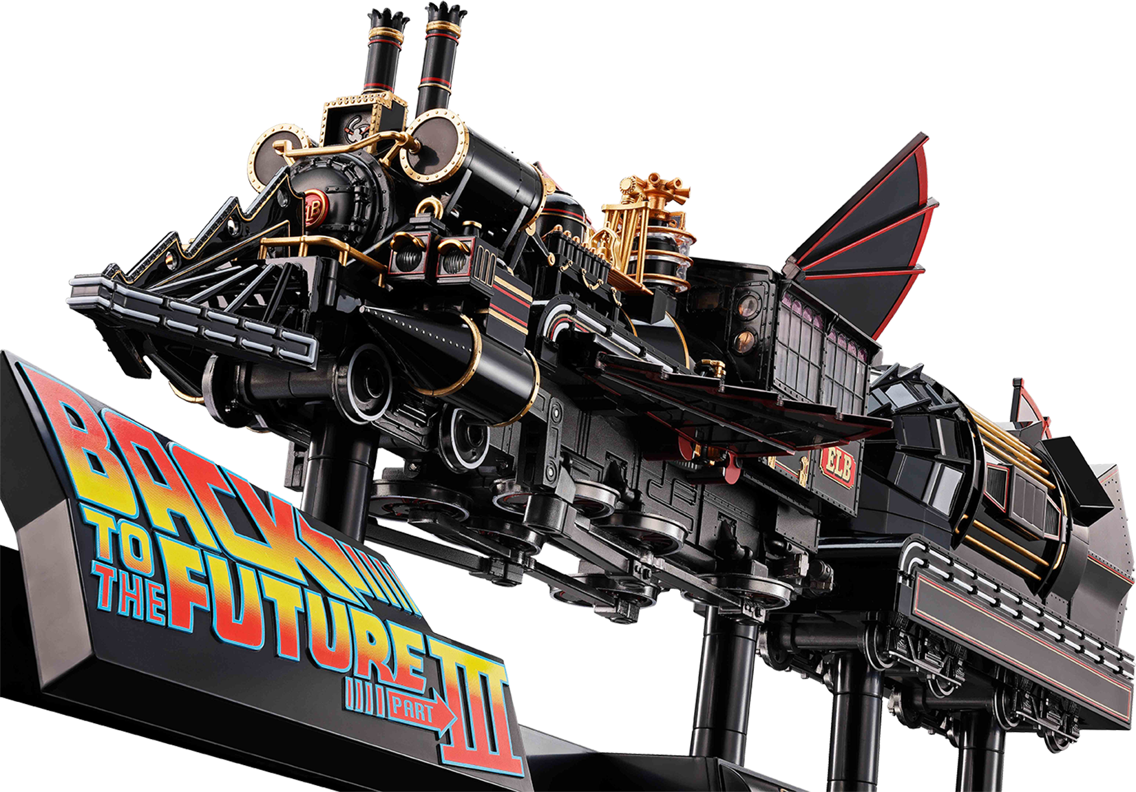 Back to the Future Part III 1:48 scale Chogokin Time Train – Back to ...