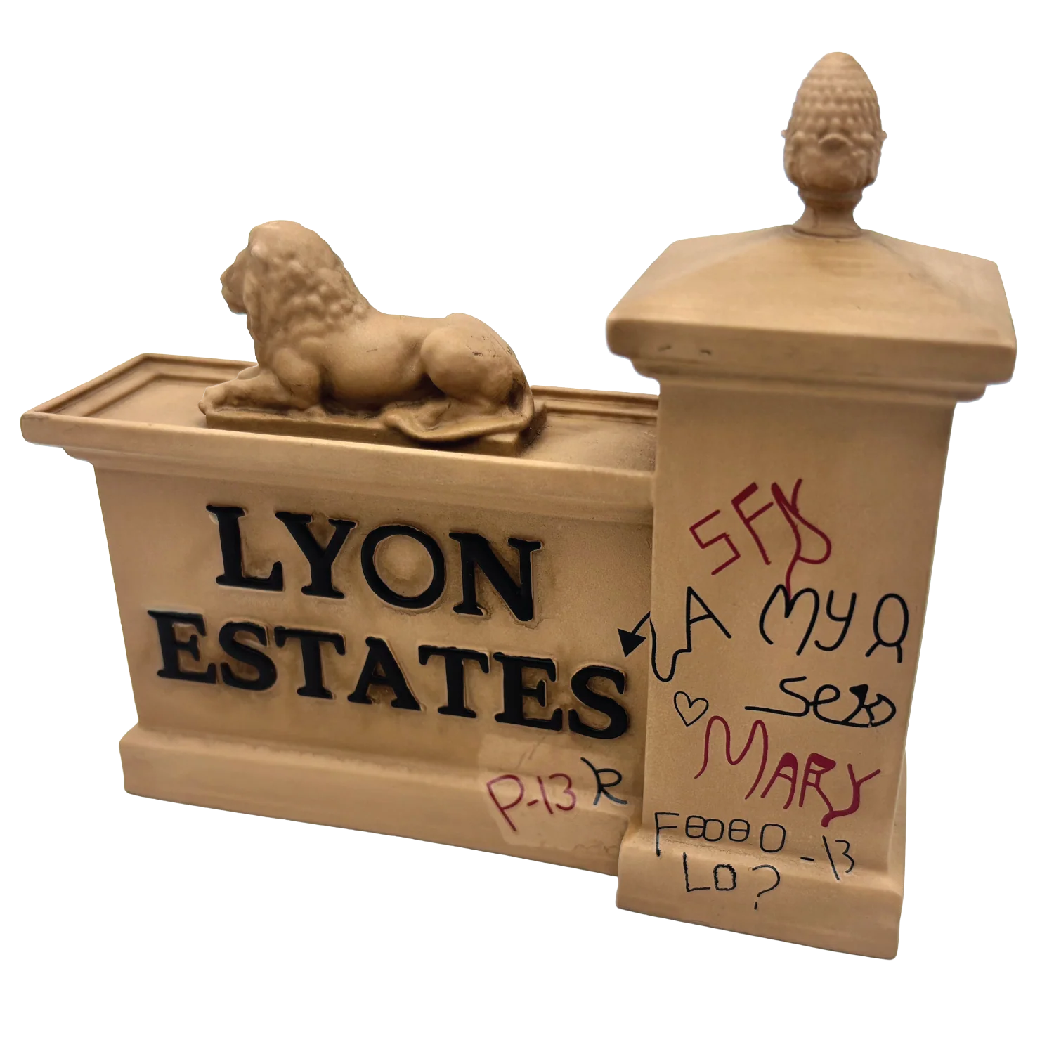 Back to the Future Lyon Estates Gate Scaled Prop Replica – Back to the ...