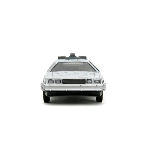 Back to the Future die-cast 1:32 scale DeLorean Time Machine (Frosted ...