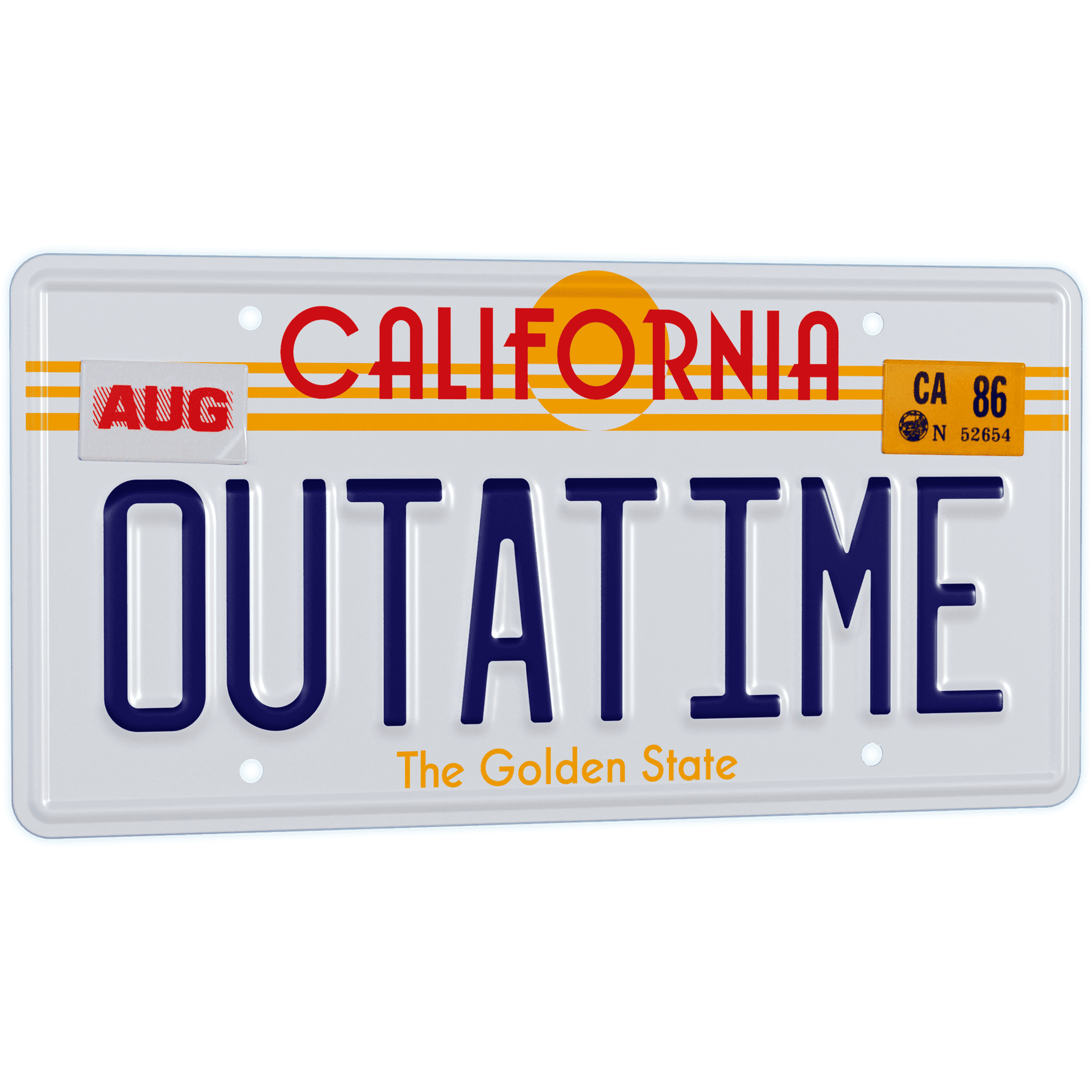 Back to the Future Outatime License Plate Replica - – Back to the Future™