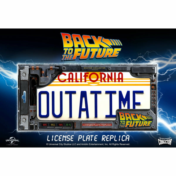 Back to the Future Outatime License Plate Replica - – Back to the Future™