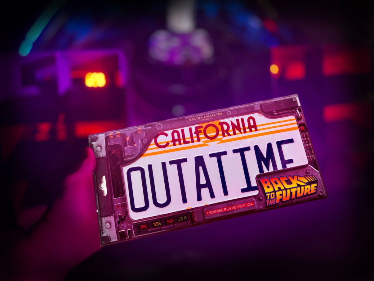Back to the Future Outatime License Plate Replica - – Back to the Future™