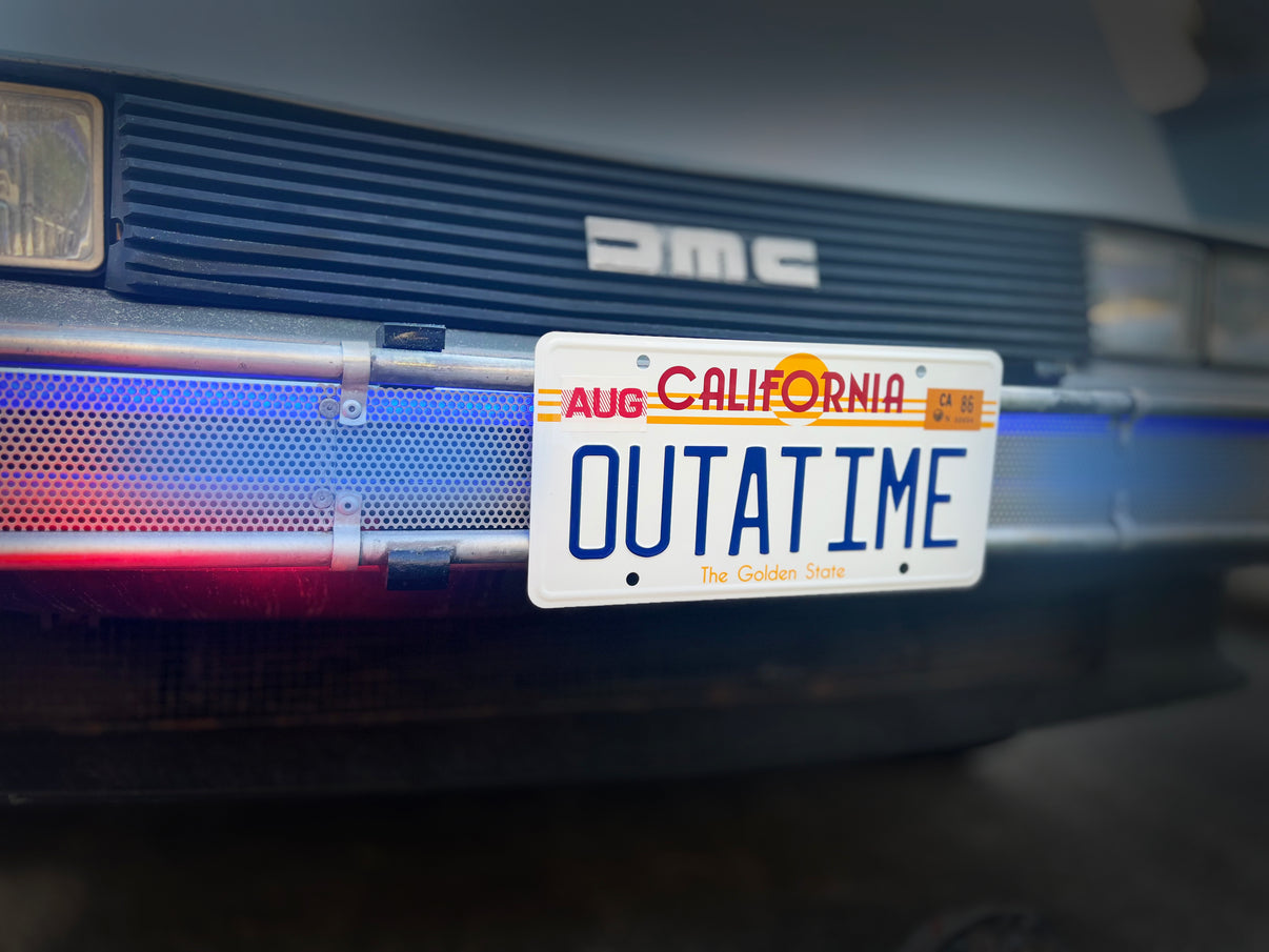 Back to the Future Outatime License Plate Replica - – Back to the Future™