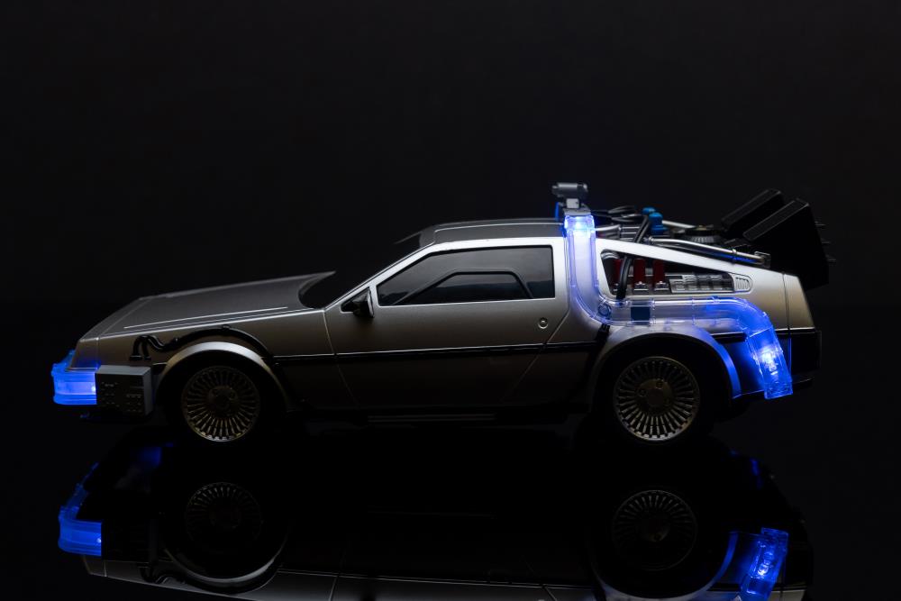 Back to the Future Remote Control 1:16 scale DeLorean Time Machine ...