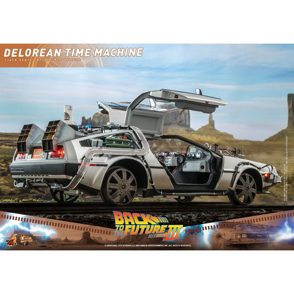 Hot Toys Back to the Future Part III 1:6 Scale DeLorean Time Machine ...