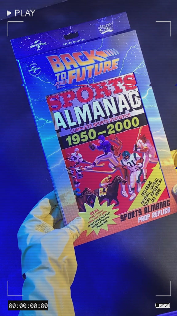 Back to the Future Part II Gray's Sports Almanac Prop Replica - – Back ...